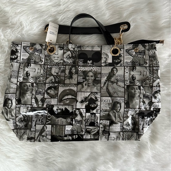Bags | Nwt Magazine Cover Tote Bag | Poshmark